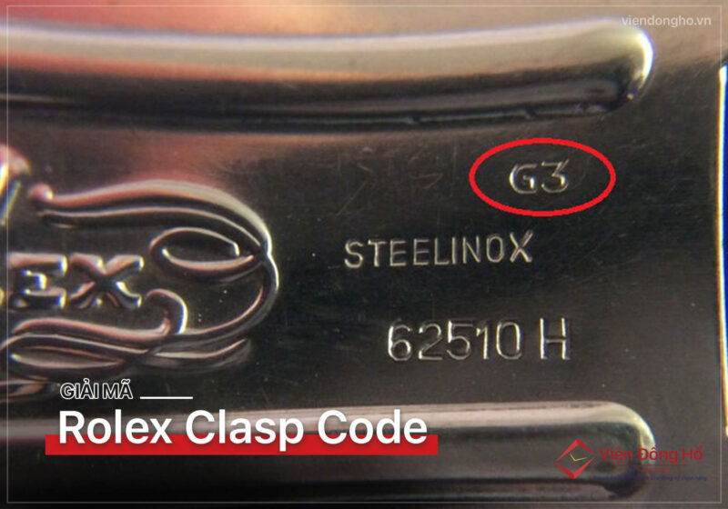 Rolex Clasp Code là gì? Giải mã ký tự bí ẩn!